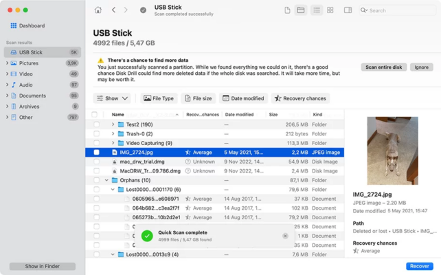 Gendan slettede filer på din Mac | Macreparation.dk